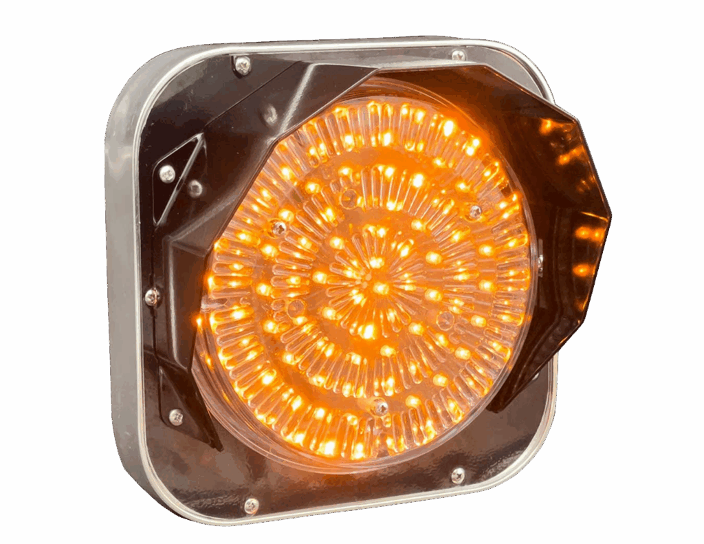 Feu d'alerte R1 à leds orange D200mm | AMES